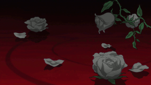 Farewell Death Blood Rose Anime GIF | GIFDB.com
