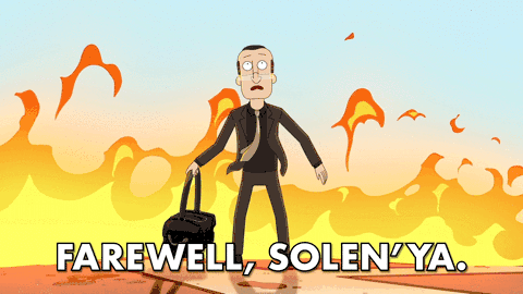 Farewell Fire Rick And Morty GIF | GIFDB.com