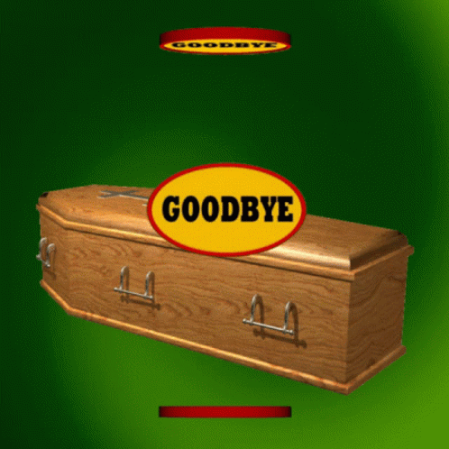 Farewell Skeleton Grave Casket GIF | GIFDB.com