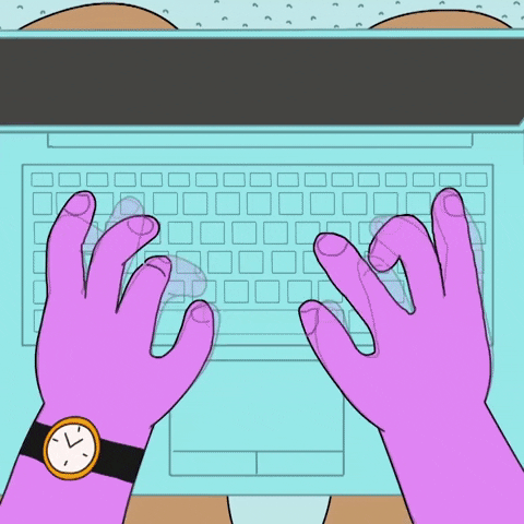 Fast Typing And Burning Laptop GIF | GIFDB.com
