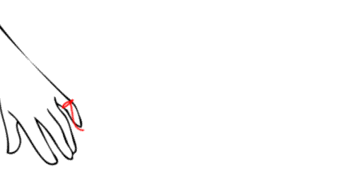 Fate Red String Finding Its Soulmate GIF | GIFDB.com