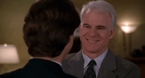 Father Of The Bride Surprised Hug GIF | GIFDB.com
