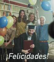 Felicidades Graduation Family Celebrating Yay GIF | GIFDB.com