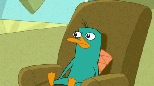 Fictional Character Perry The Platypus Wearing Its Hat GIF | GIFDB.com