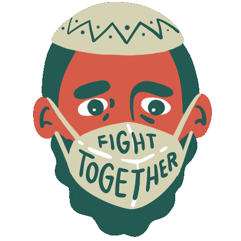 Fight Together Transparent Sticker GIF | GIFDB.com