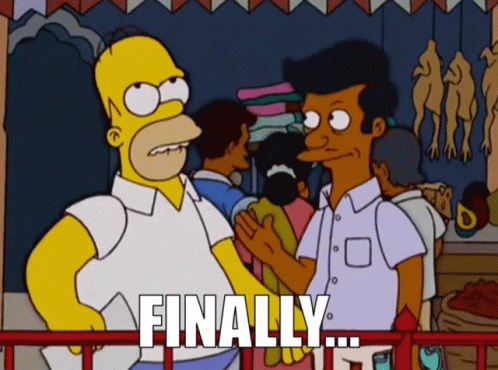 Finally Homer The Simpsons GIF | GIFDB.com