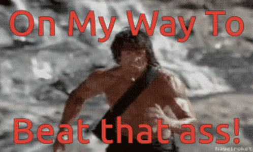 First Kill John Rambo Running Fast To Beat GIF | GIFDB.com