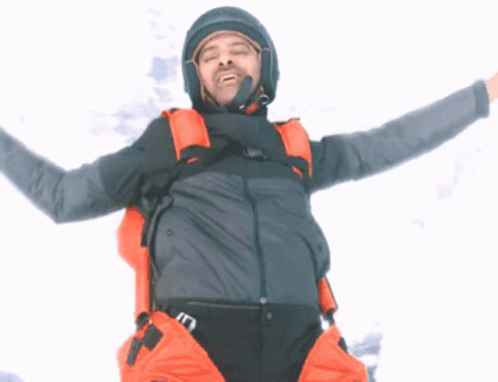 Flying Kiss Bye In Skydiving GIF | GIFDB.com