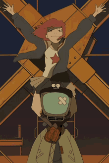 Fooly Cooly Cat Flcl Mamimi Samejima GIF | GIFDB.com