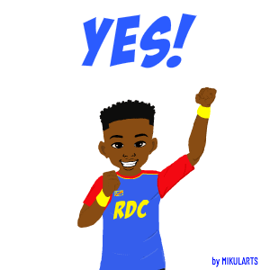 Football Democratic Republic Congo Congratulations Yes GIF | GIFDB.com