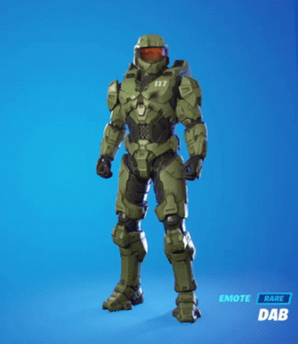 Fortnite Halo Master Chief Dab Emote Dance GIF | GIFDB.com