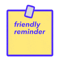 Friendly Reminder On Folding Post It GIF | GIFDB.com