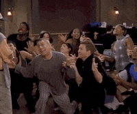 Friends Group Jazz Hands GIF | GIFDB.com