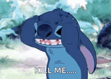 Frustrated Stitch Lilo And Stitch Kill Me GIF | GIFDB.com