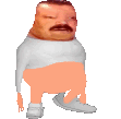 Funny Animated El Risitas Kekw Walking Sticker GIF | GIFDB.com