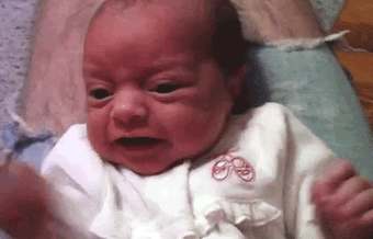 Funny Bug Eyed Baby Horrified GIF | GIFDB.com