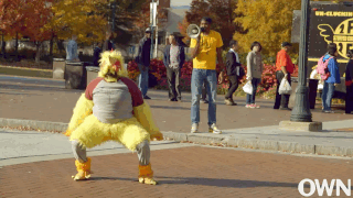 Funny Chicken Mascot Dance On Street GIF | GIFDB.com