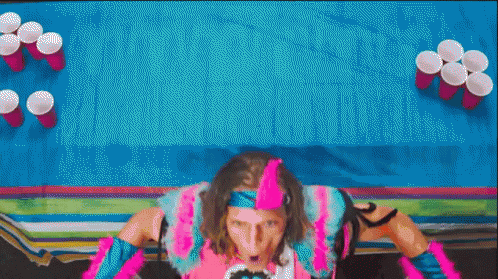 Funny Colorful Outfit Guy Party Hard GIF | GIFDB.com