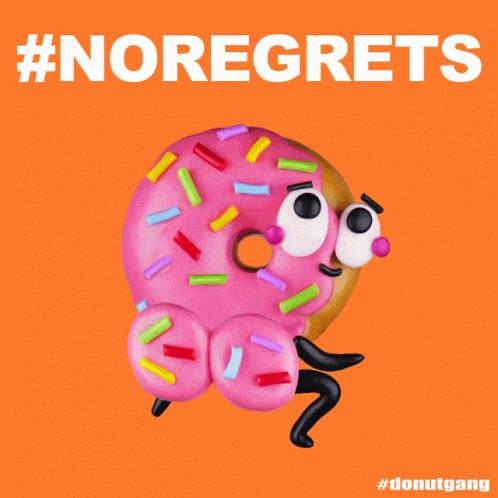 Funny Donut Dance Twerking Butt No Regrets GIF | GIFDB.com