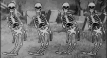 Funny Flexible Dancing Skeleton GIF | GIFDB.com