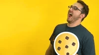 Funny Hungry Cookie Going To Lunch GIF | GIFDB.com