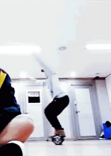 Funny Park Jimin Hover Board GIF | GIFDB.com