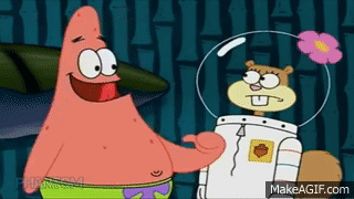 Funny Patrick Star With His Friends GIF | GIFDB.com