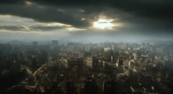 Future Ruined City Time Lapse GIF | GIFDB.com