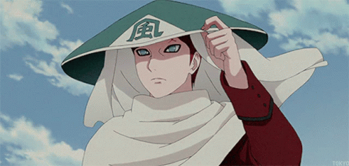 Gaara Kazekage Hat GIF | GIFDB.com