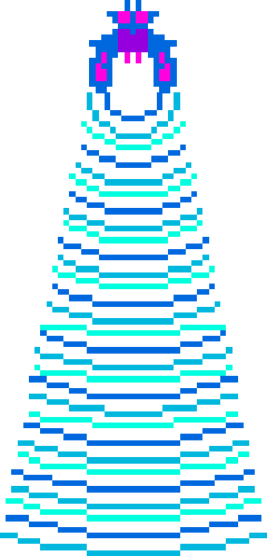 Galaga Mega Boss Capture GIF | GIFDB.com