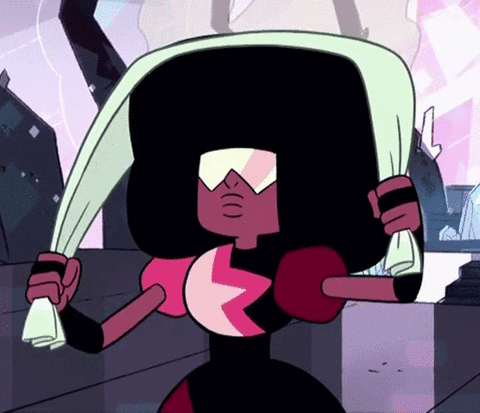 Garnet Drying Her Hair GIF | GIFDB.com