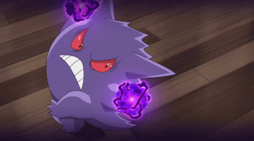 Gengar Multiple Shadow Balls GIF | GIFDB.com