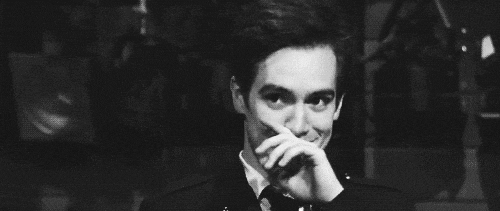 Giggle Handsome Guy Covering Laughter GIF | GIFDB.com