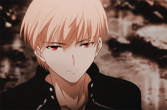 Gilgamesh Stay Night Red Eye Stare GIF | GIFDB.com