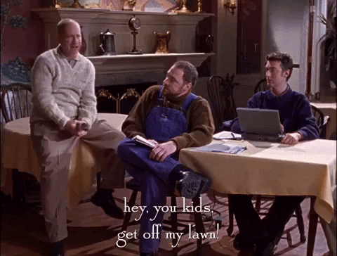 Gilmore Girls Get Off My Lawn GIF | GIFDB.com