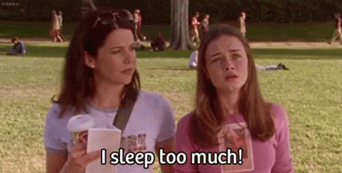 Gilmore Girls Series Rory Gilmore I Sleep Too Much GIF | GIFDB.com