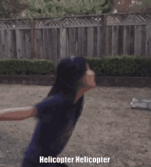 Girl Dizzy Spinning Like Helicopter Propeller GIF | GIFDB.com