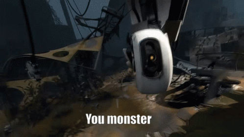 Glados From Portal 2 Cursing GIF | GIFDB.com
