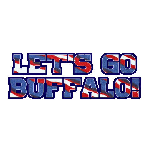 Go Bills Colorful Text GIF | GIFDB.com