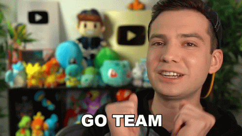 Go Team Streamer Youtuber Cheering GIF | GIFDB.com
