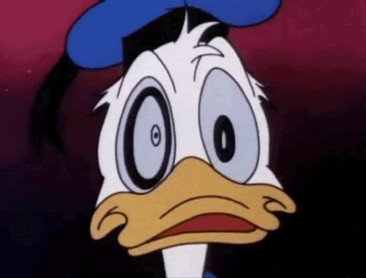 Going Crazy Donald Duck Cross Eyes GIF | GIFDB.com