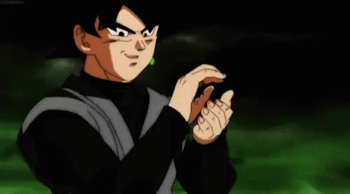 Goku Black Clapping GIF | GIFDB.com