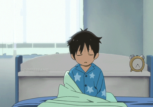 Good Morning Anime Sleepy Wake Up GIF | GIFDB.com