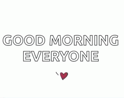 Good Morning Everyone Heart Made Of Hearts GIF | GIFDB.com