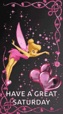 Good Morning Happy Saturday Great Tinkerbell GIF | GIFDB.com