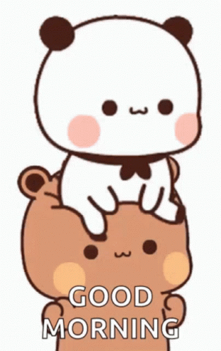 Good Morning Hug Milk & Mocha Bear GIF | GIFDB.com