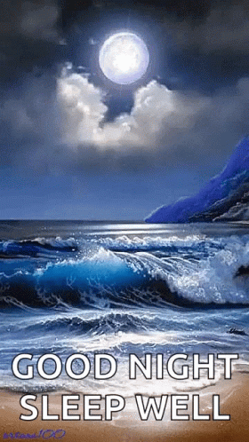 Good Night Sleep Well Majestic Ocean GIF | GIFDB.com