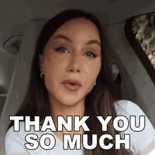 Gorgeous Lady Beat Face Thank You So Much GIF | GIFDB.com