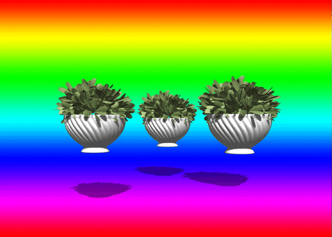 Gradient Plant Moving GIF | GIFDB.com