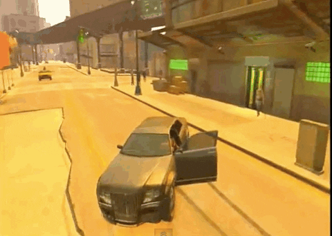 Grand Theft Auto Moving Backwards GIF | GIFDB.com